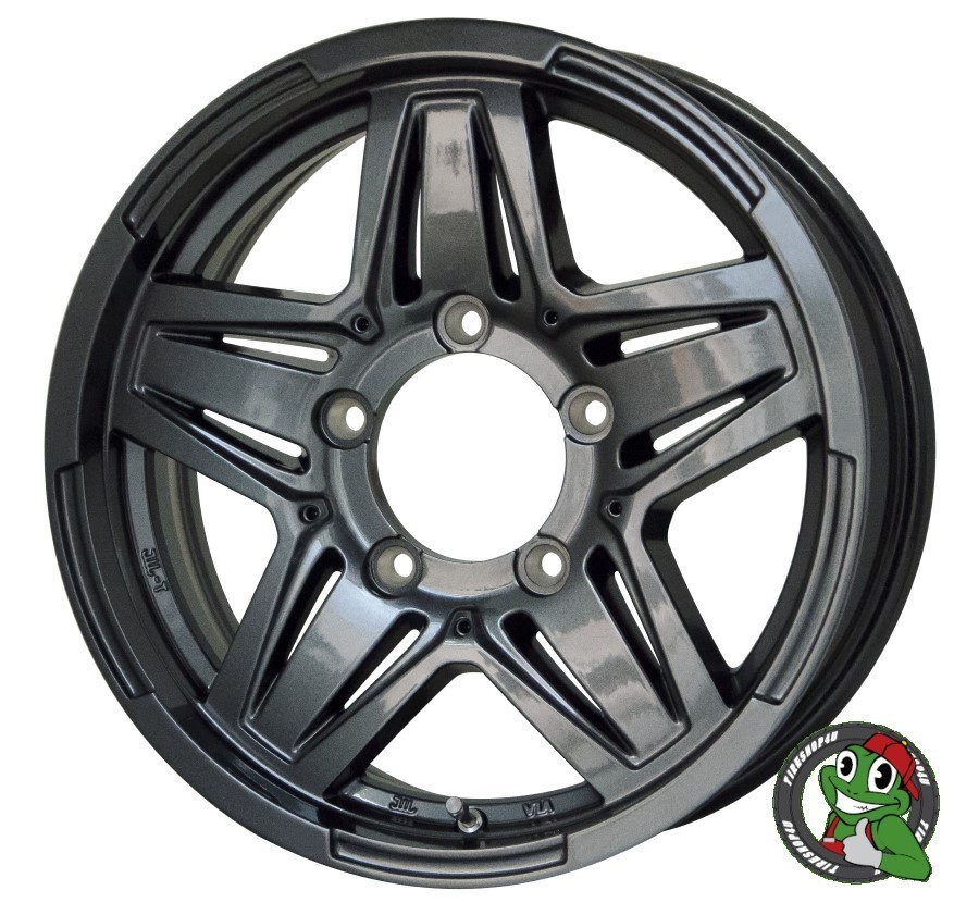 【新品】4本以上は送料無料 MADCROSS JB-01 マッドクロス JB01 15X6.0J 5/139.7 +0 ガンメタ GM ジムニーシエラ jimny JB31 JB33 JB32 ...