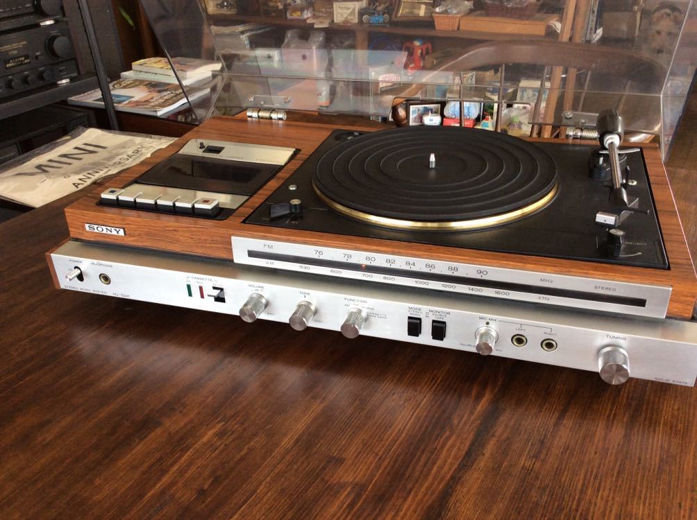 SONY MJ-100K STEREO MUSIC SYSTEM カセットデッキ付 モジュラーステレオ ジャンクの落札情報詳細 - Yahoo ...