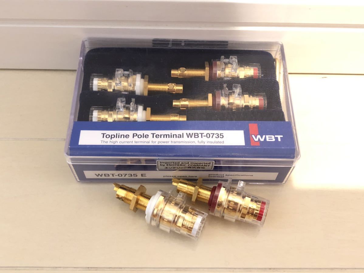 【新品】高級スピーカーターミナル WBT-0735 新品未使用 プラス2個おまけの落札情報詳細 - Yahoo!オークション落札価格検索 オークフリー