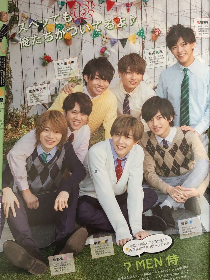 Myojo 2019 5月号 7MEN侍 ジャニーズJr. 切り抜き 今野大輝 中村嶺亜 矢花黎 菅田琳寧 本高克樹 五十嵐玲央 佐々木大光の落札情報詳細 - Yahoo!オークション落札価格 ...