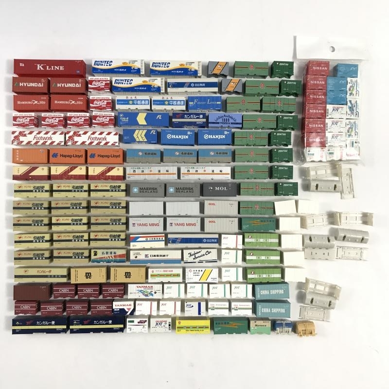 4-21＊Nゲージ 私有U18A（コカコーラ塗装）/ NC2 CABIN/UF42A ランテック 他 箱なし コンテナ いろいろ まとめ売り ...