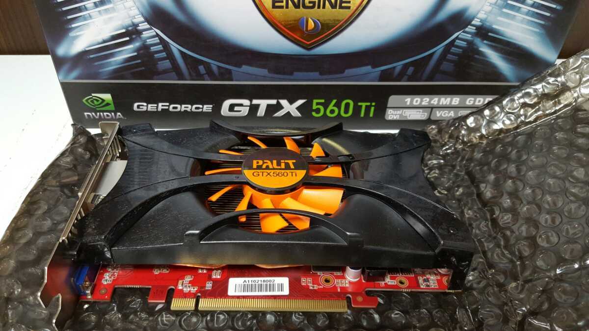 N35 NVIDIA PALIT 3D GRAPHICS ENGINE GEFORCE GTX 560Ti 1024MB グラフィックボード ...