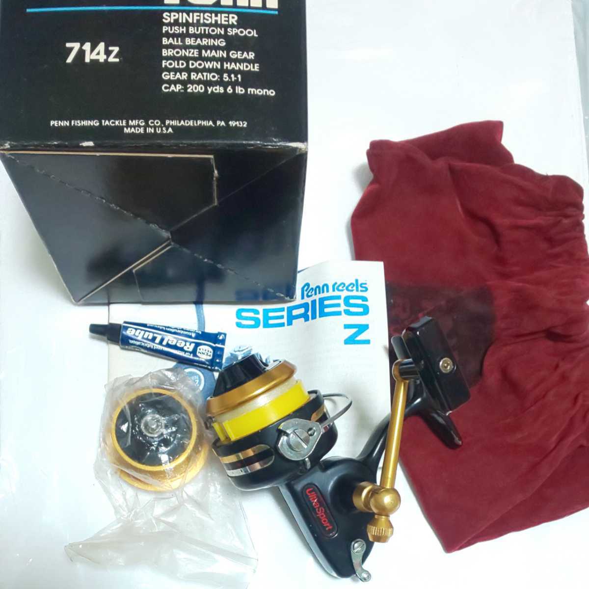 PENN 714Z ペンリール ★ MADE IN U.S.A. インスプール オールドリール 1円スタート 売り切り の落札情報詳細 ...