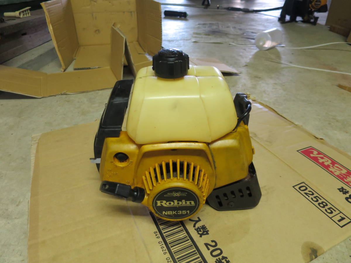 富士ロビン Robin NBK-351（背負い）35cc エンジン EC03 ハイパワー草刈機 動作品の落札情報詳細 - Yahoo!オークション落札価格検索 オークフリー