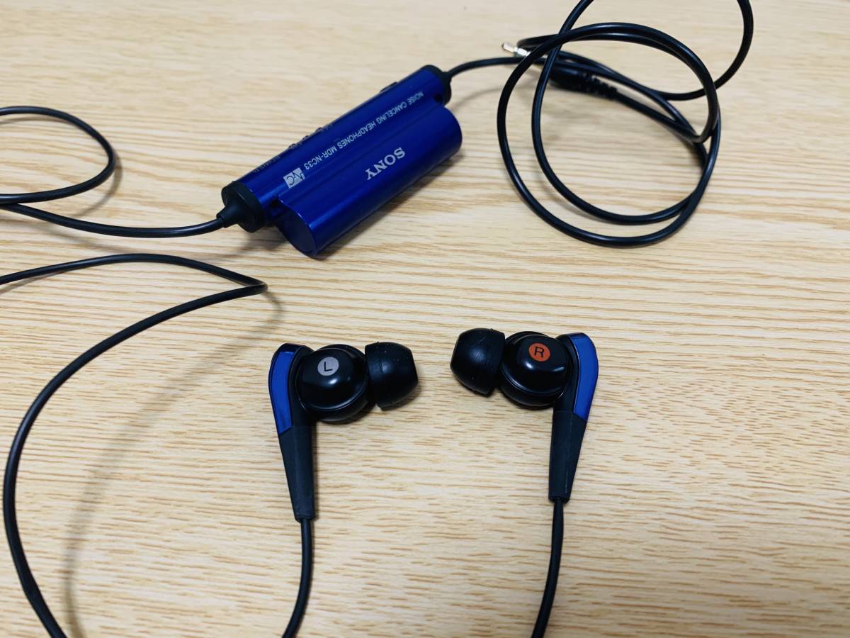 【2000円スタート】SONY MDR-NC33 ジャック型 カナル型ノイズキャンセリングイヤホン ブルー【良品】の落札情報詳細 - ヤフオク ...