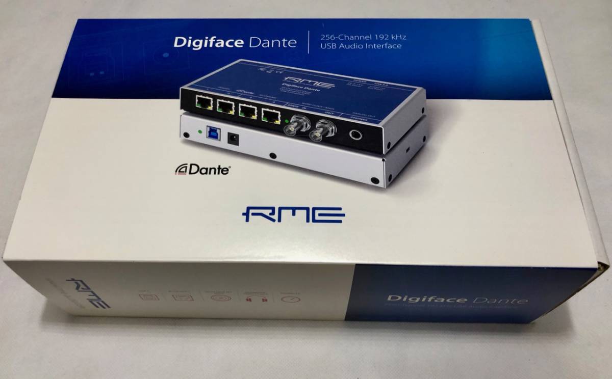 【新品】未使用品 RME / Digiface Dante 超美品！！の落札情報詳細 - ヤフオク落札価格検索 オークフリー