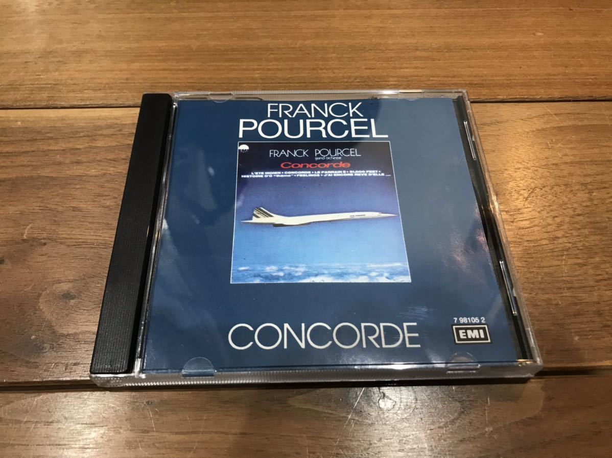 美品 FRANCK POURCEL / CONCORDE CD フランク・プゥルセル イージーリスニング 夢の旅行 コンコルド フランス ...