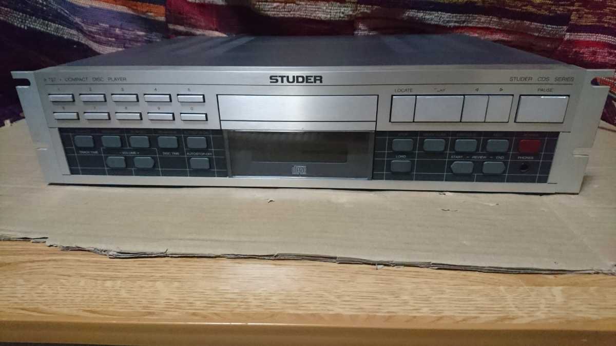 STUDER A727 スチューダー CDプレーヤー 通電確認のみ ジャンク 詳しい方のみ入札お願い致します。の落札情報詳細 - ヤフオク落札価格検索 オークフリー