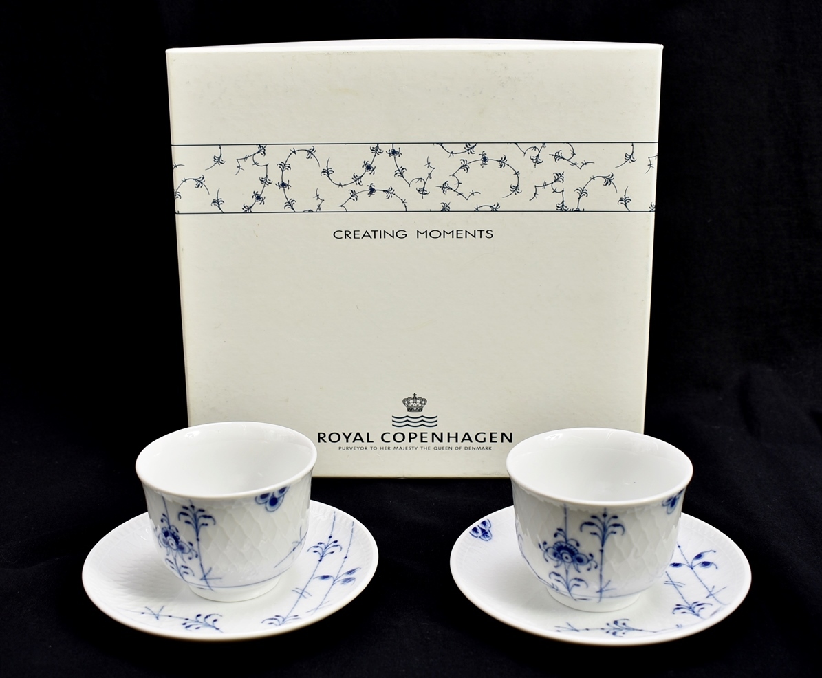 【新品】未使用 ロイヤルコペンハーゲン Royal Copenhagen ペアティーセット ブルーパルメッテ 072 073 2客 2010LS157の落札情報詳細 - Yahoo ...