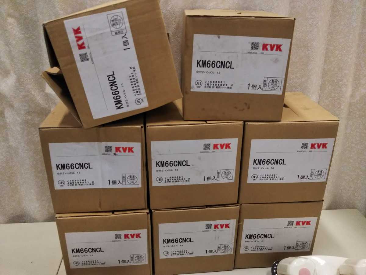 【KVK】※新品箱入り KM66CNCL 台付き2ハンドル13 8箱 ※未使用箱無しストック品 洗面用2ハンドル混合詮 KM66(各仕様共通)8セット 傷ありの落札情報詳細 - Yahoo ...