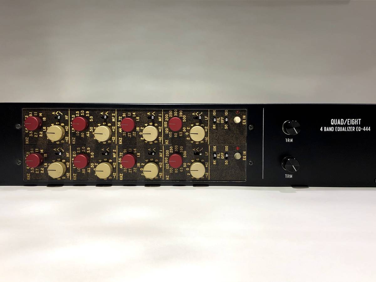 Quad Eight EQ-444 4バンドEQ AM-10搭載 シリアル連番！ quadeight API NEVE SSL A ...