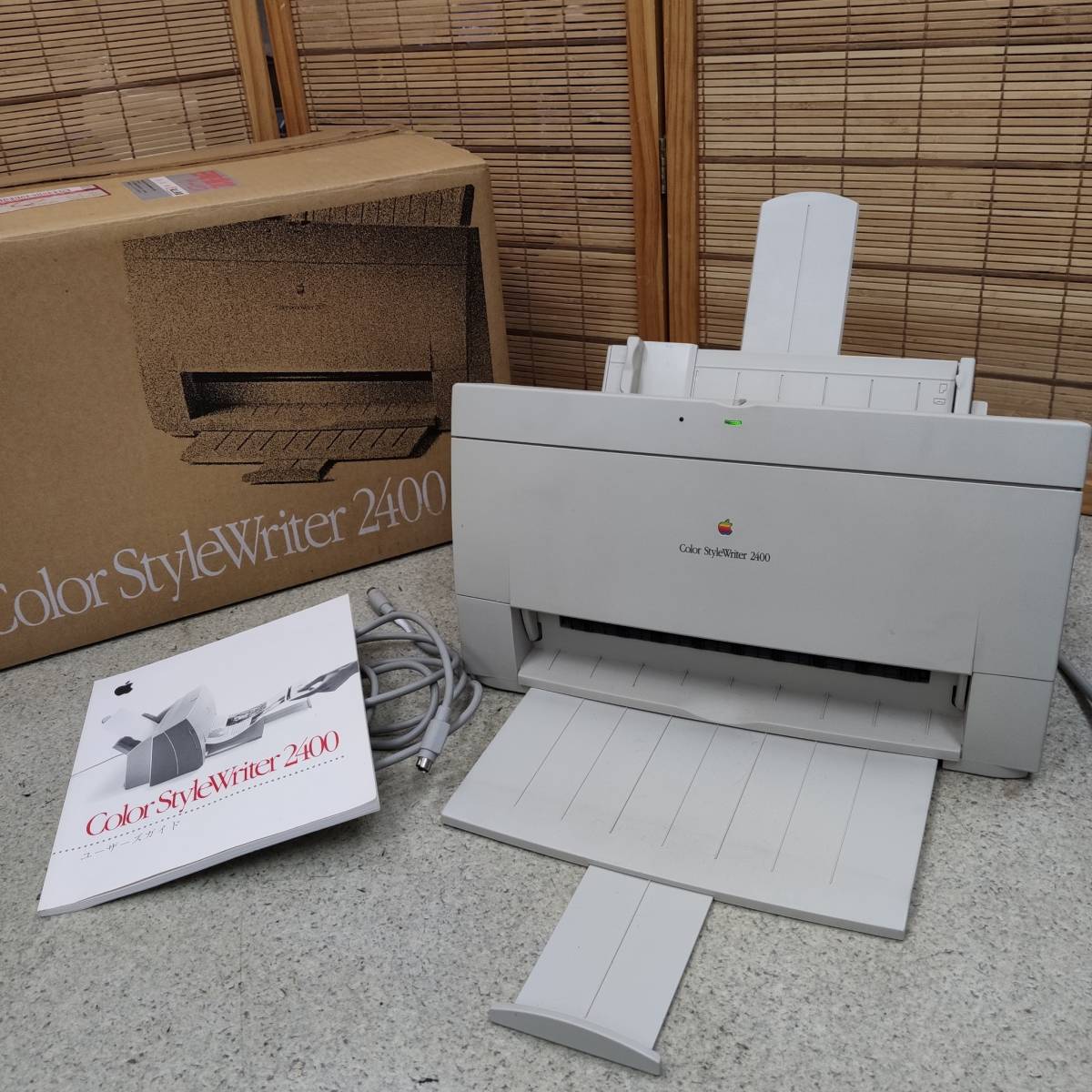 A05z07I Apple Color Style Writer 2400 M2841 カラースタイルライター インクジェットプリンター 4色 ...