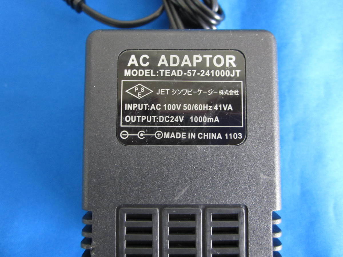 HAB-6 ACアダプタ TEAD-57-241000JT 24V 1000mA 動作保証の落札情報詳細 - Yahoo!オークション落札価格検索 オークフリー