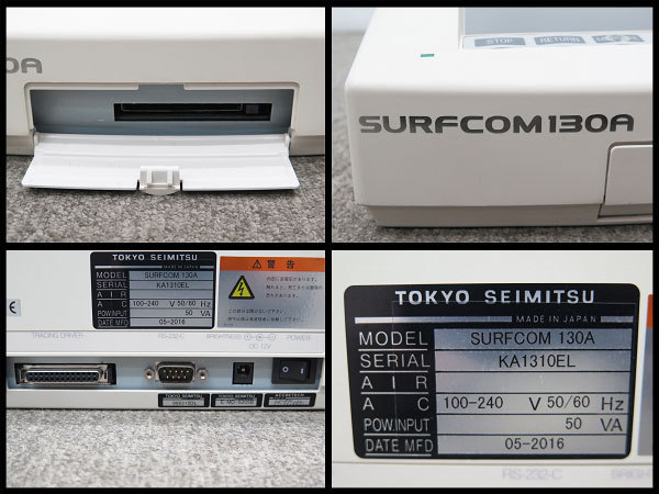 東京精密/ACCRETECH 表面粗さ測定機 SURFCOM 130A 【現状品】 サーフコム/検査装置/計測機器 の落札情報詳細| ヤフオク ...