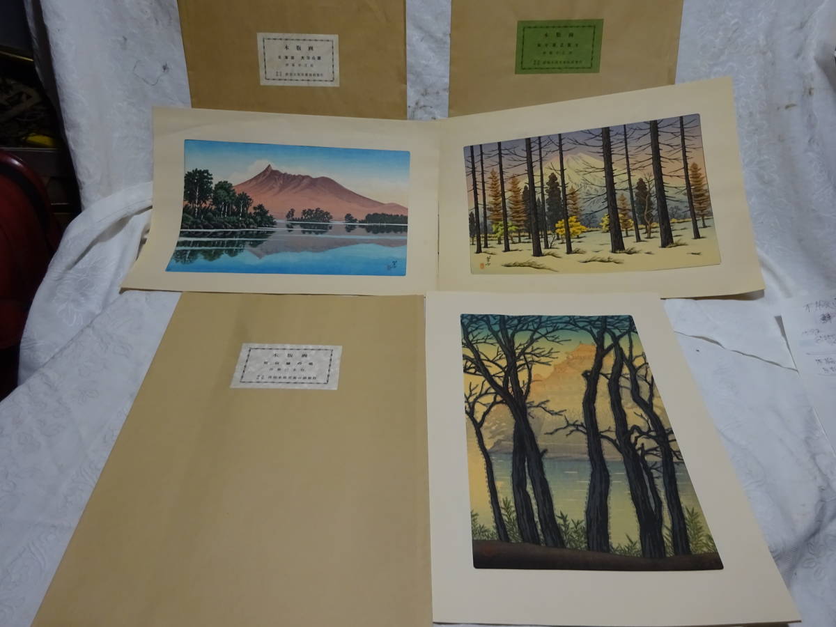 A6 伊藤 孝之 北海道大沼公園と梨ケ原乃富士2枚 川瀬 巴水 岡山城の暁1枚 台紙付木版画 渡辺木版製作 358g 48x8x8 390円の落札情報詳細 - ヤフオク落札価格検索 オークフリー