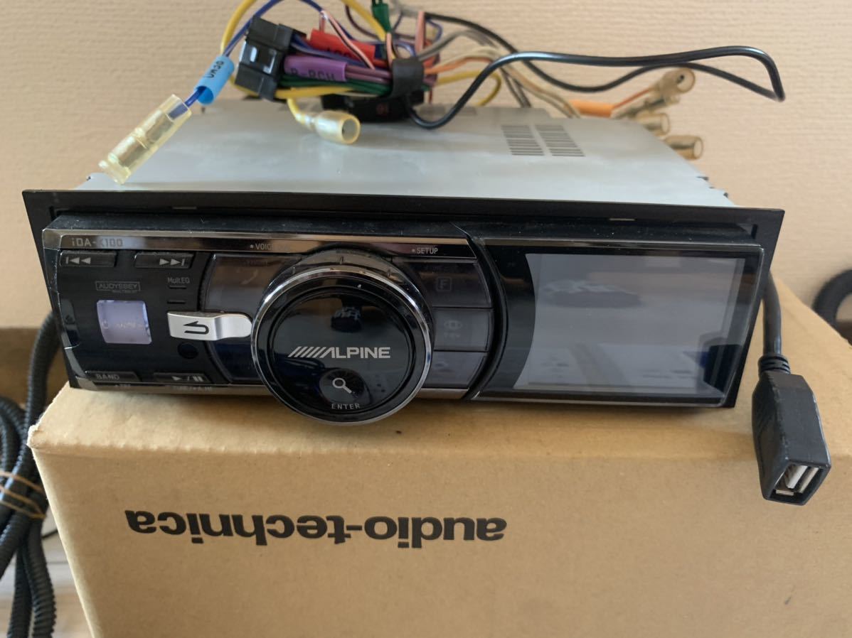 ALPINE Digital Media ヘッドユニット iDA-X100 & IMPRINTオーディオプロセッサー PXA-H100 ...