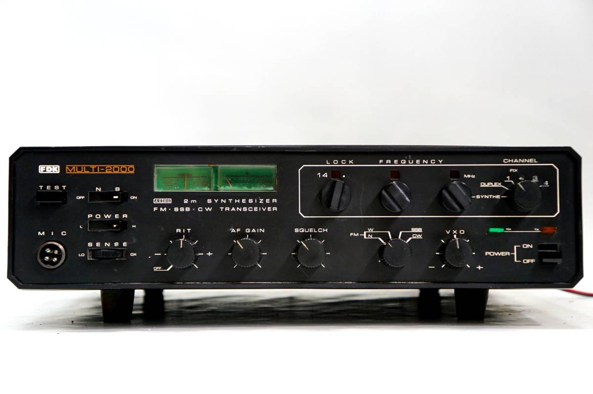 FDK MULTI-2000 福山電機 固定機 オールモード 144MHz 2m 通電可 要修理☆★の落札情報詳細 - ヤフオク落札価格検索 ...