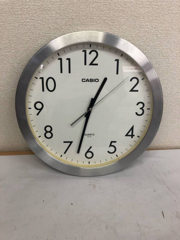 掛け時計 CASIO LW205 シルバー インテリア小物 おしゃれ 丸形 アナログ時計 時間 210131-61の落札情報詳細 - Yahoo!オークション落札価格検索 オークフリー