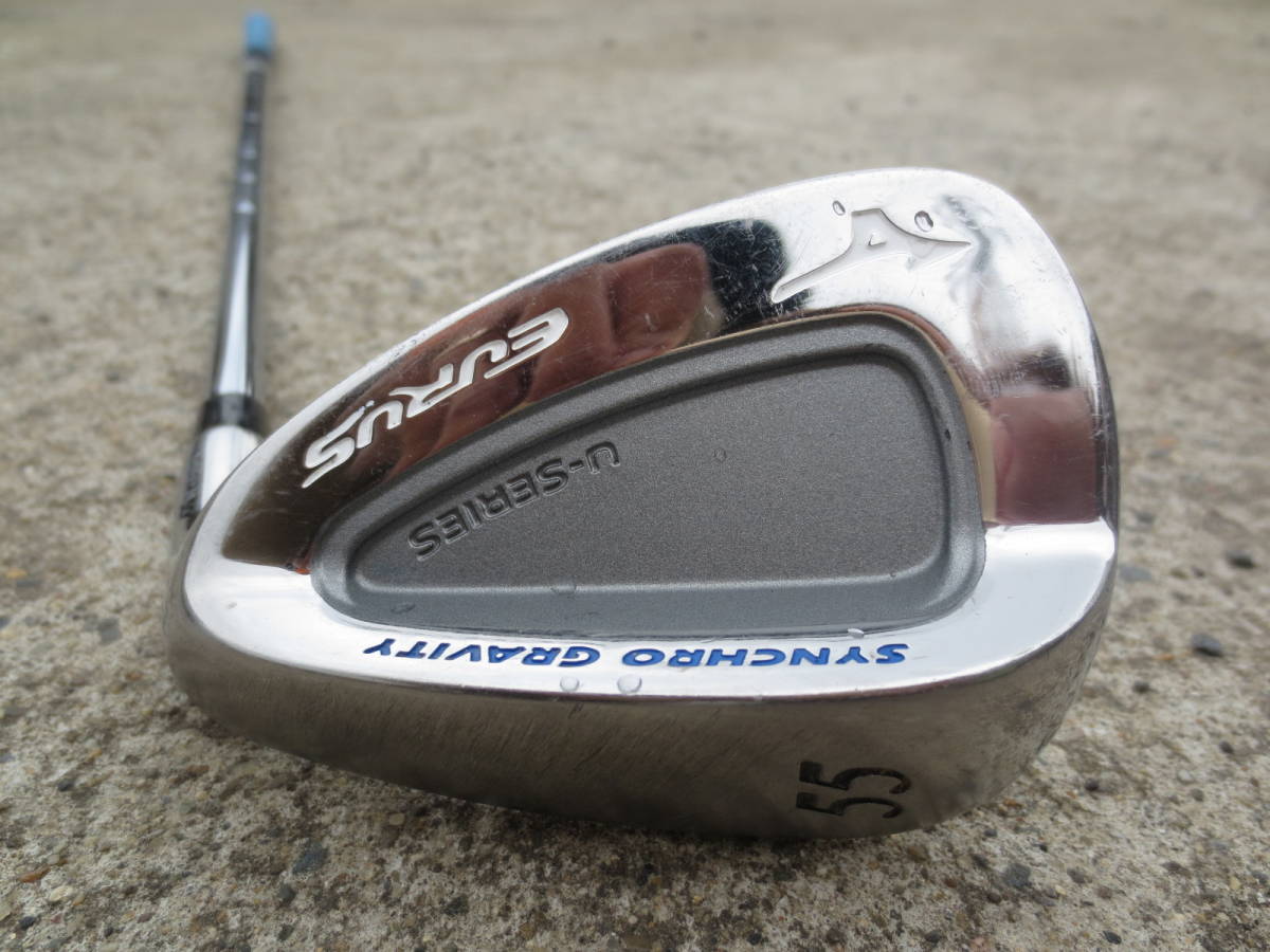 【ゴルフクラブ】Mizuno ・ミズノ EURUS SYNCHRO GRAVITY U-SERIES 55 FST1170 ウェッジの落札情報 ...