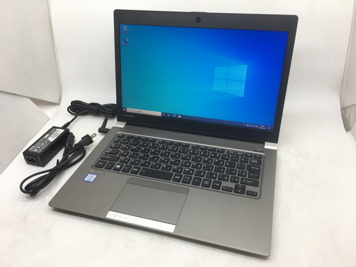 【東芝】dynabook R63/DN Core i5-7300U 2.6GHz メモリ8GB SSD128GB 13.3inch 内蔵カメラ Windows10Pro 中古ノートPCの落札 ...