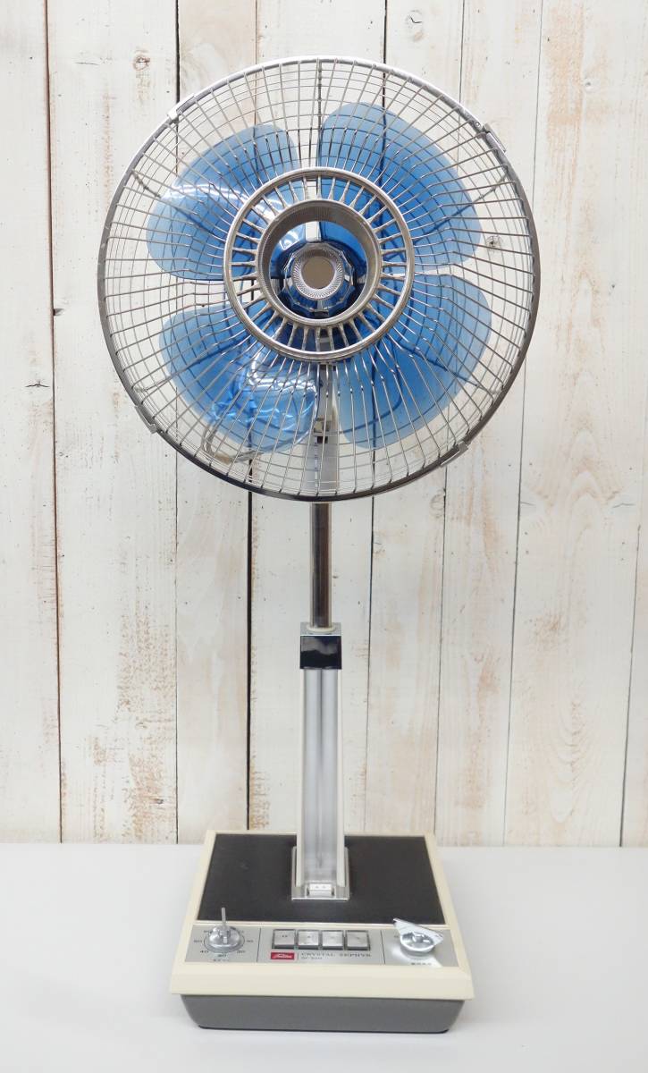 昭和レトロ 当時物 ＊TOSHIBA 東芝 東京芝浦電気 ＊東芝扇風機 ＊CRYSTAL ZEPHYR クリスタルゼファー＊MODEL SF-30H ＊羽根径30cm ブルーの落札情報詳細 ...