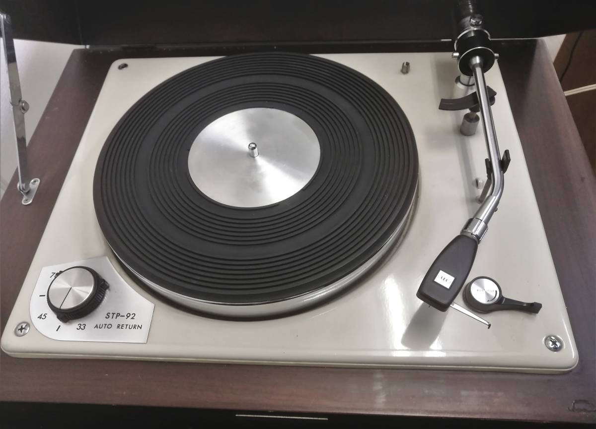 【X72】CEC アイドラー式 レコードプレーヤー STP-92 ターンテーブルの落札情報詳細 - ヤフオク落札価格検索 オークフリー