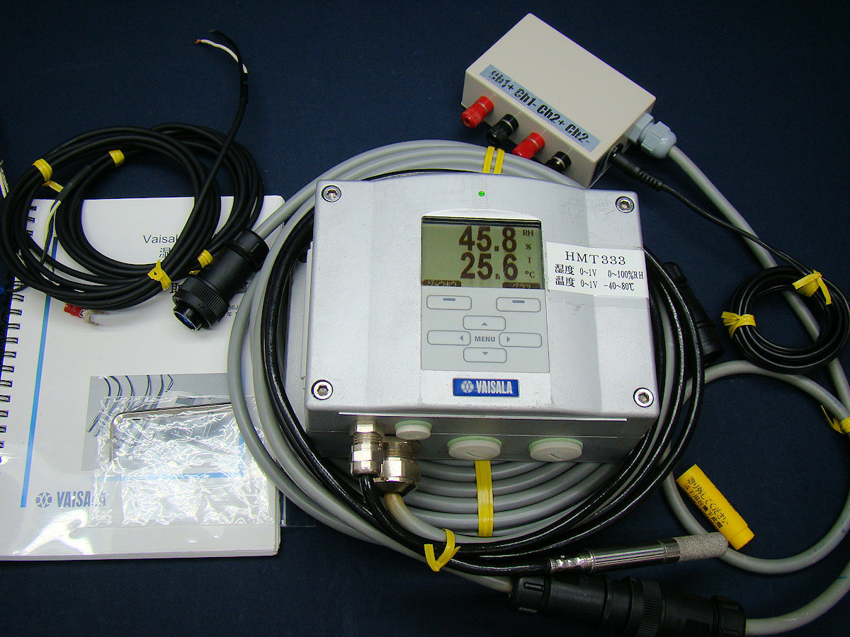 VAISALA ヴァイサラ HMT333 セパレートタイプ 湿度温度変換器 温度計 湿度計 中古の落札情報詳細 - ヤフオク落札価格検索 オークフリー