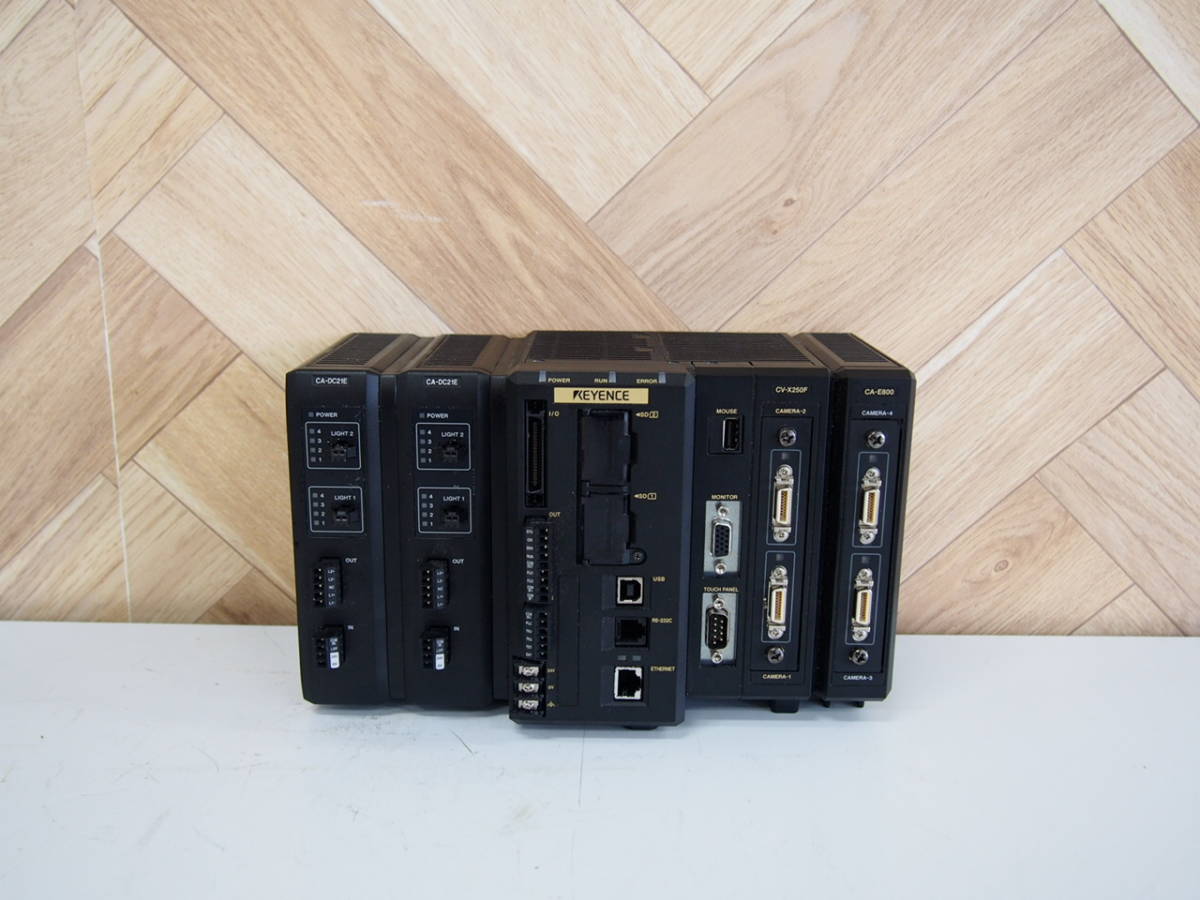 ☆KEYENCE キーエンス CV-X250F コントローラー 高速高容量モデル その他3点ユニット付き 画像処理システム パーツの落札情報 ...