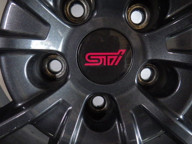 スバル WRX STI アルミホイール 19インチ 8．5J インセット55 純正品番-28111VA180 センターキャップ付き の落札情報 ...
