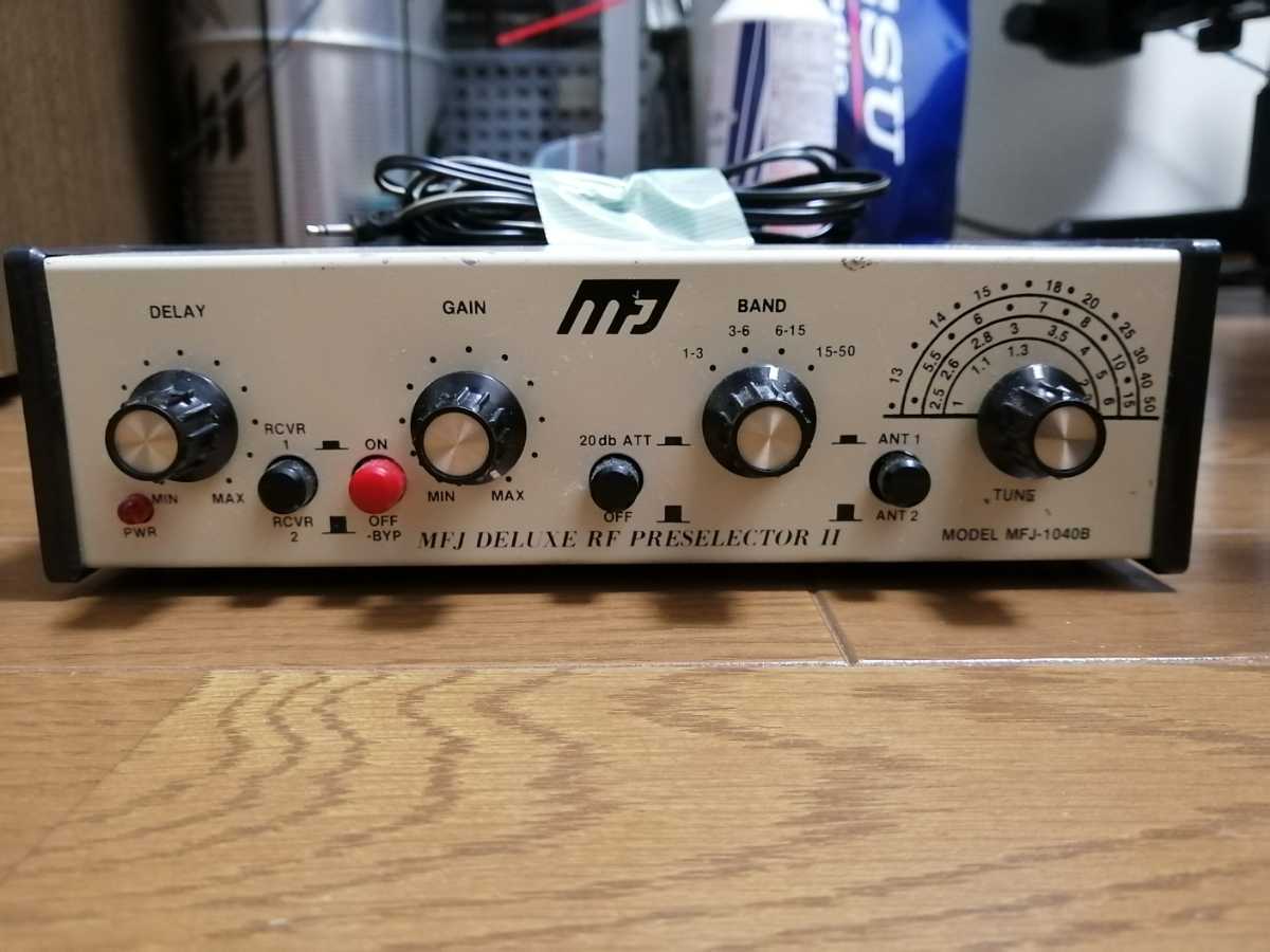 MFJ-1040B RFプリセレクター プリアンプ Deluxe RF Preselector Ⅱの落札情報詳細 - Yahoo!オークション ...