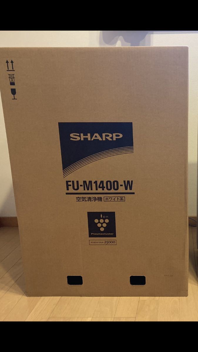 【新品】【おまけ付き】SHARP シャープ プラズマクラスター 25000 FU-M1400-W 空気清浄機 65畳の落札情報詳細 - ヤフオク落札価格検索 オークフリー