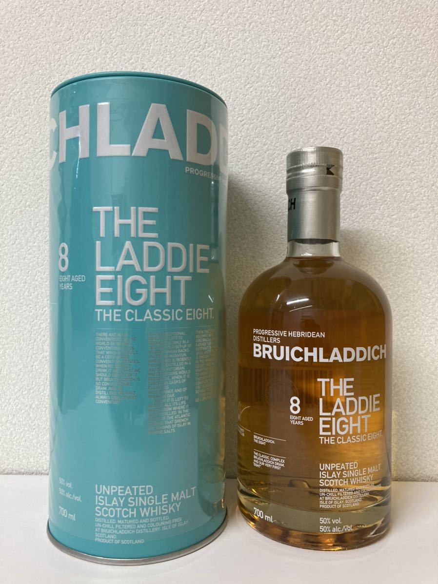 【未使用】ブルイックラディ 8年 50 700ml 1本 ／ Bruichladdich 8 Aged Years The Laddie