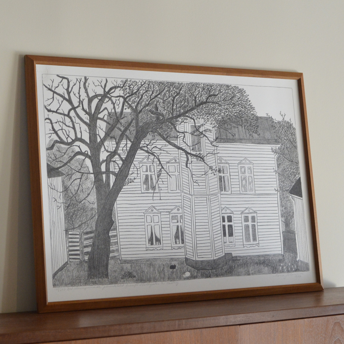 【目立った傷や汚れなし】【希少】モナ・ヨハンソン Mona Johansson オリジナル リトグラフ（北欧ヴィンテージ ウェグナー idee イデー Fine Little Day ...