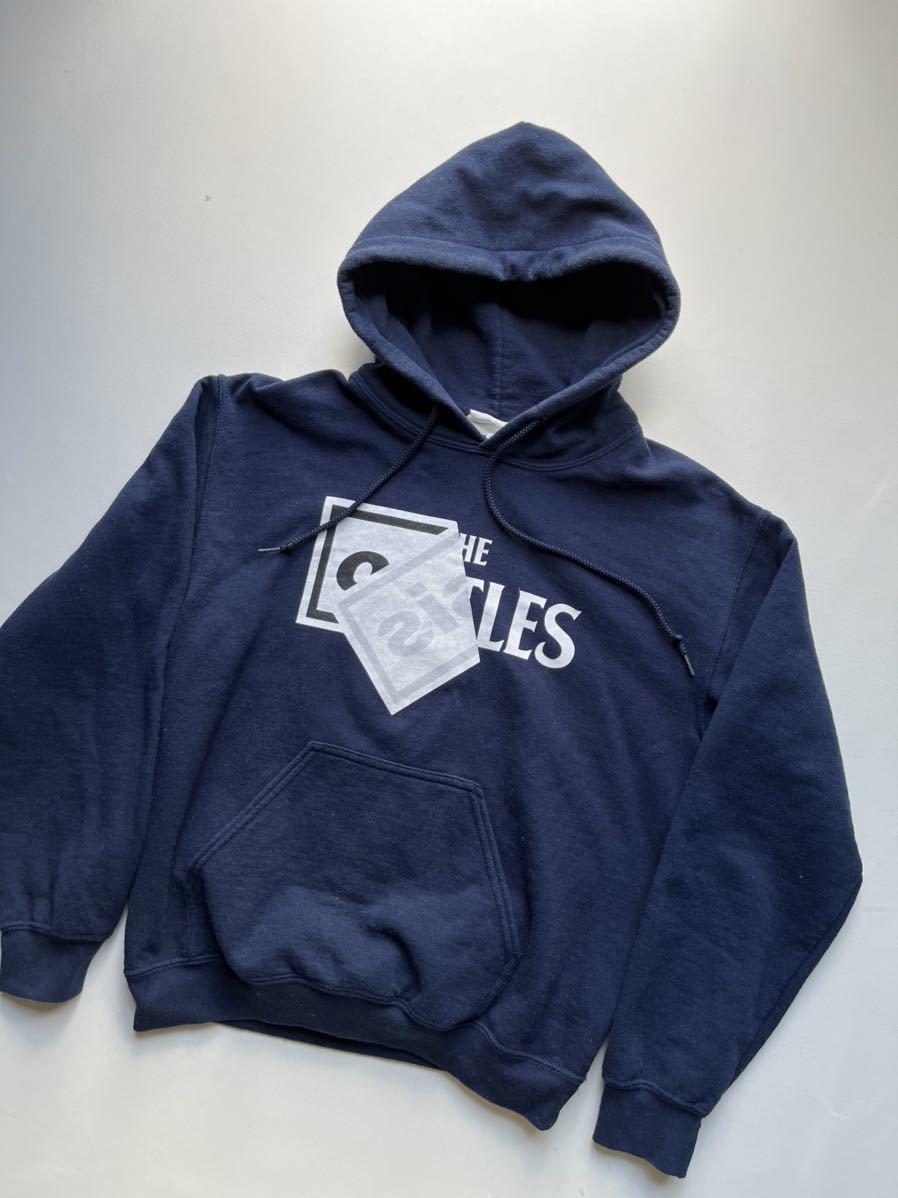 【目立った傷や汚れなし】★ホンジュラス製 NuGgETS ナゲッツ oasis x THE BEATLES メンズ プリント スウェット ...