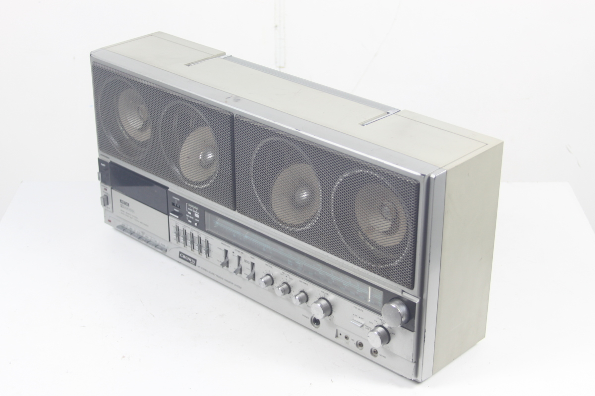 【やや傷や汚れあり】CROWN CSC-350F ステレオ ラジオレコーダー 【ジャンク品】の落札情報詳細 - ヤフオク落札価格検索 オークフリー