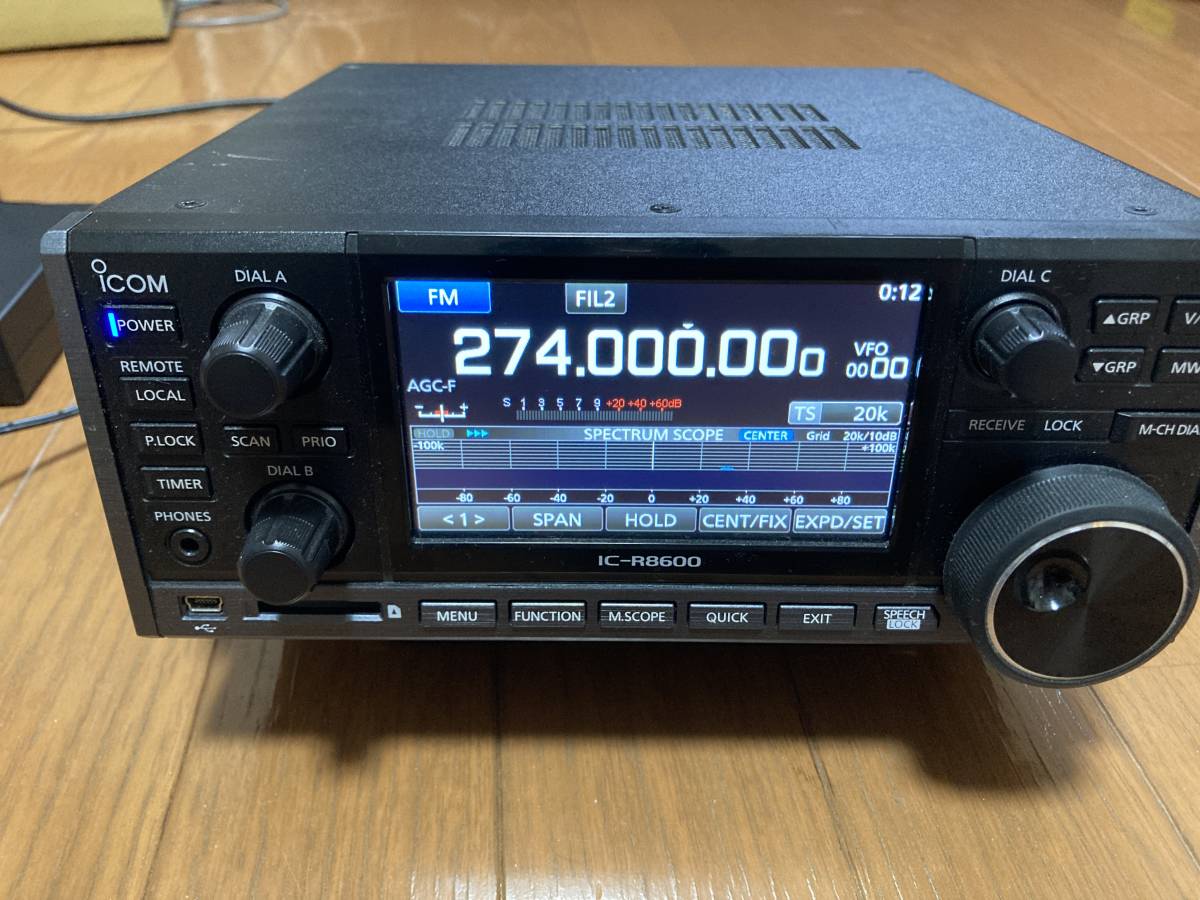 【中古】新製品 アイコム IC-R8600 中古美品完動品 の落札情報詳細| ヤフオク落札価格情報 オークフリー