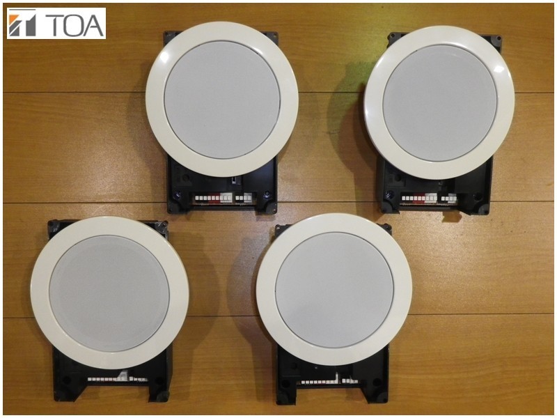 【やや傷や汚れあり】 TOA/CM-1830A/天井埋込型スピーカー3W/別売パネル(CP-183A)付/4個セット 【TX0117-2-1】の落札情報詳細 - Yahoo!オークション落札 ...