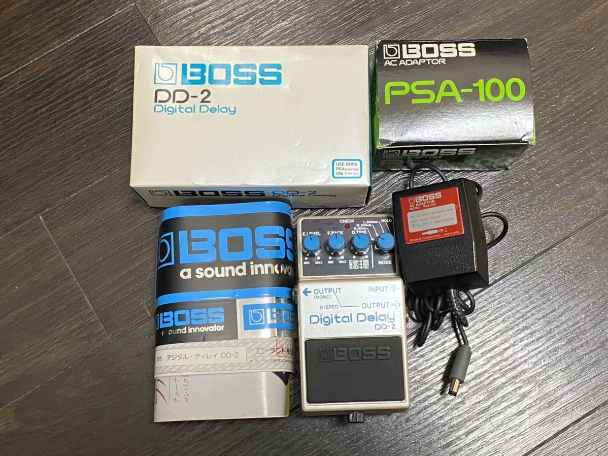 【やや傷や汚れあり】BOSS DD-2 DIgital Delay ボス デジタルディレイ ACアダプター付エフェクター の落札情報詳細 ...