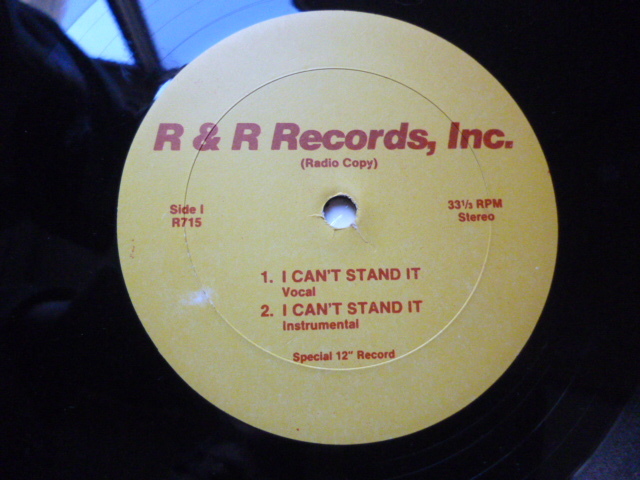 【傷や汚れあり】Captain Rapp / I Can't Stand It 名盤ディスコ 12EP Stevie Wonder ...