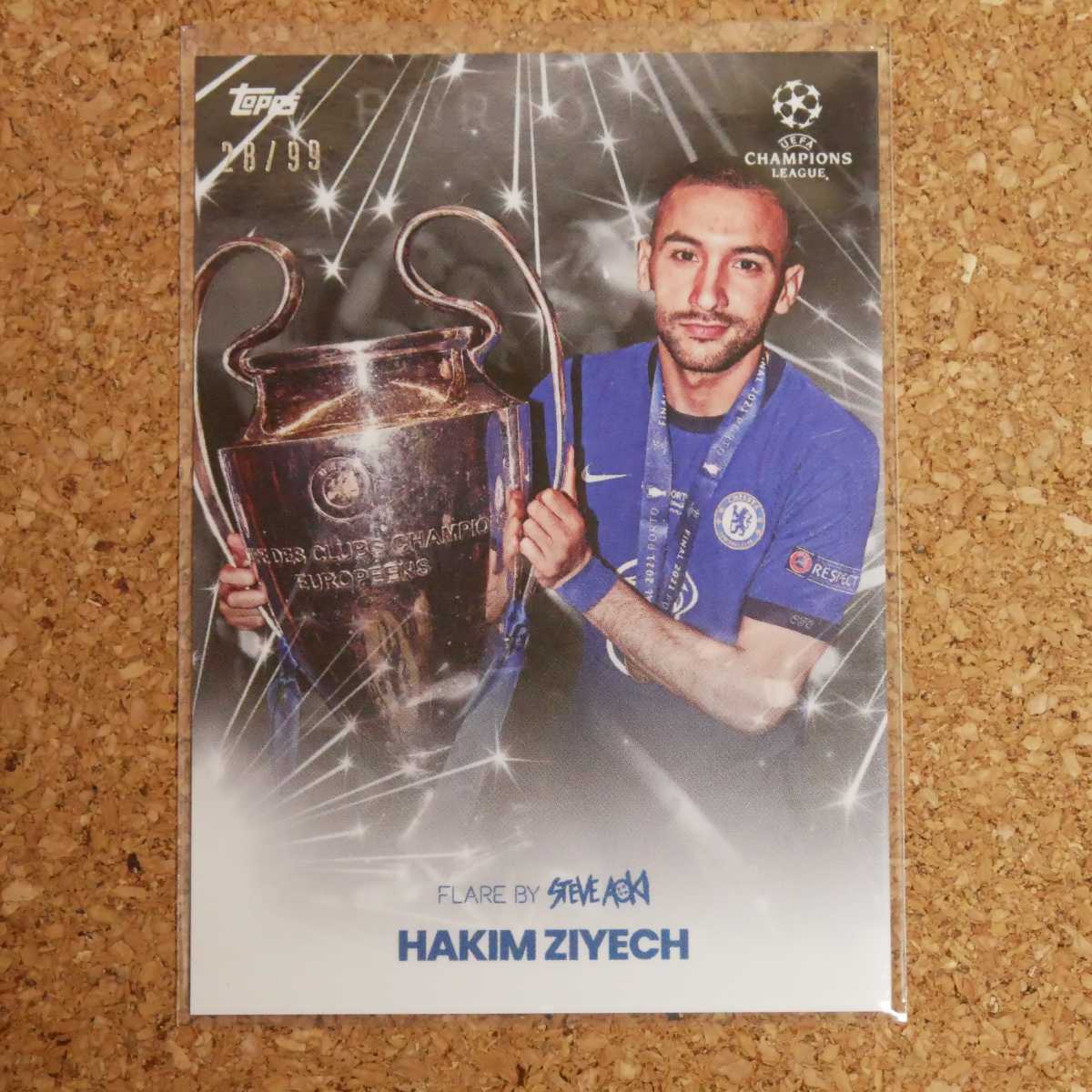 【目立った傷や汚れなし】topps steve aoki hakim ziyech 99シリ トップス スティーブアオキ ハキムツィエク シー ...