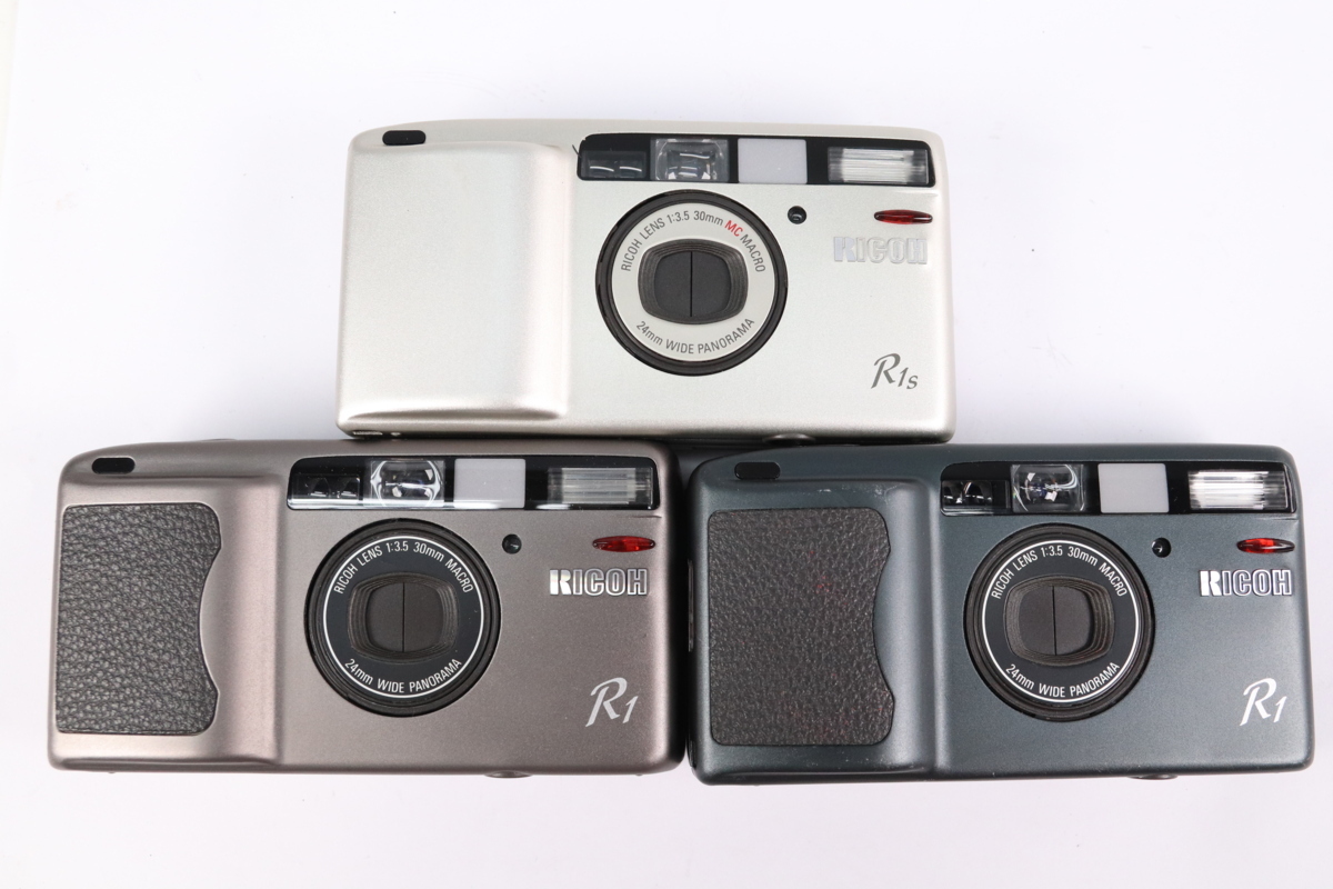 【傷や汚れあり】【3点】RICOH リコー R1/R1S RICOH LENS 30mm F3.5 コンパクト フィルムカメラ まとめ売り ...