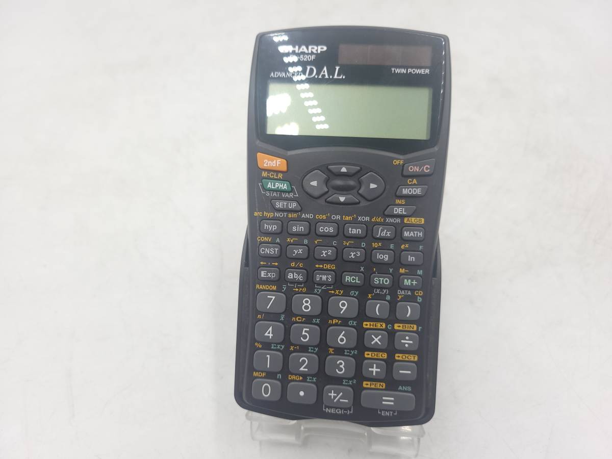 【やや傷や汚れあり】【送料無料】【動作品】SHARP/シャープ EL-520F 関数電卓 ピタゴラス Pythagoras の落札情報詳細 - ヤフオク落札価格検索 オークフリー