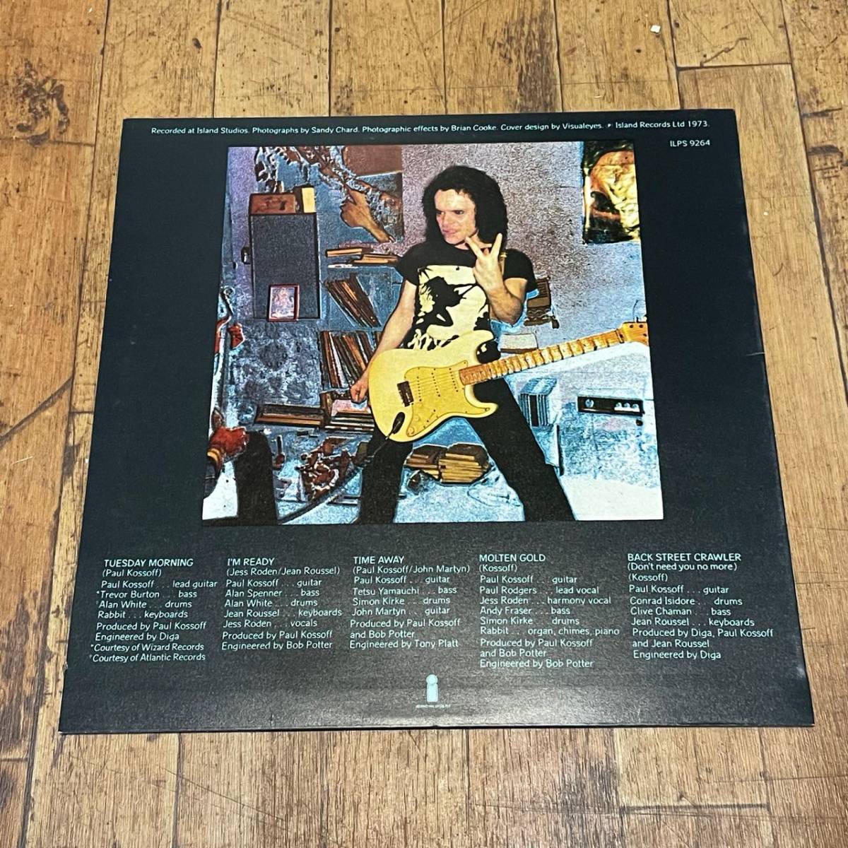 【目立った傷や汚れなし】英オリジナル/Paul Kossoff/Back Street Crawler/Island Records/ILPS ...