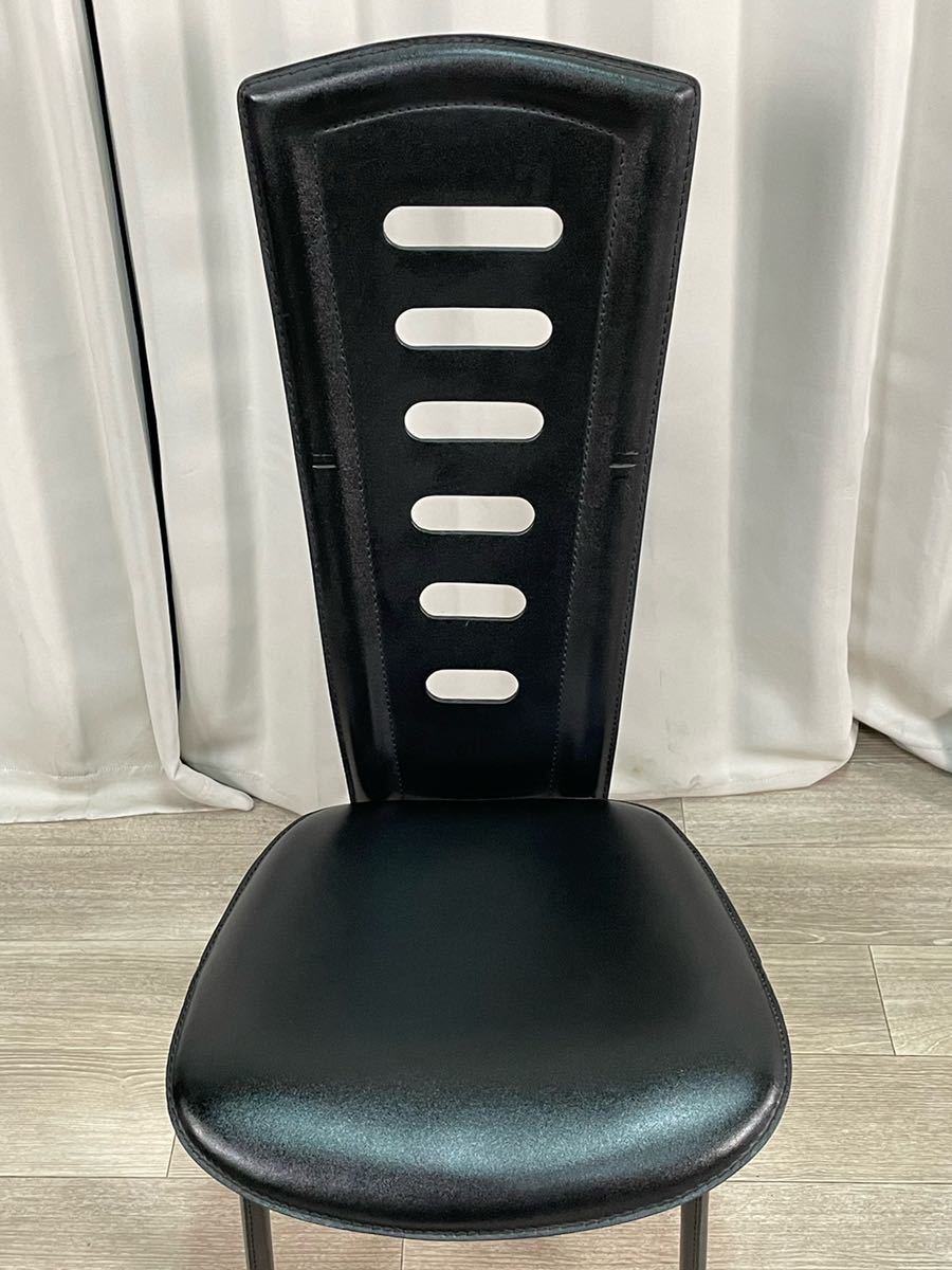 【やや傷や汚れあり】G466 IDC 大塚家具 ダイニングチェア 8339 牛革 ハイバック イタリア モダン スタイル ブラック/神奈川県秦野市の落札情報詳細 - Yahoo!オークション ...