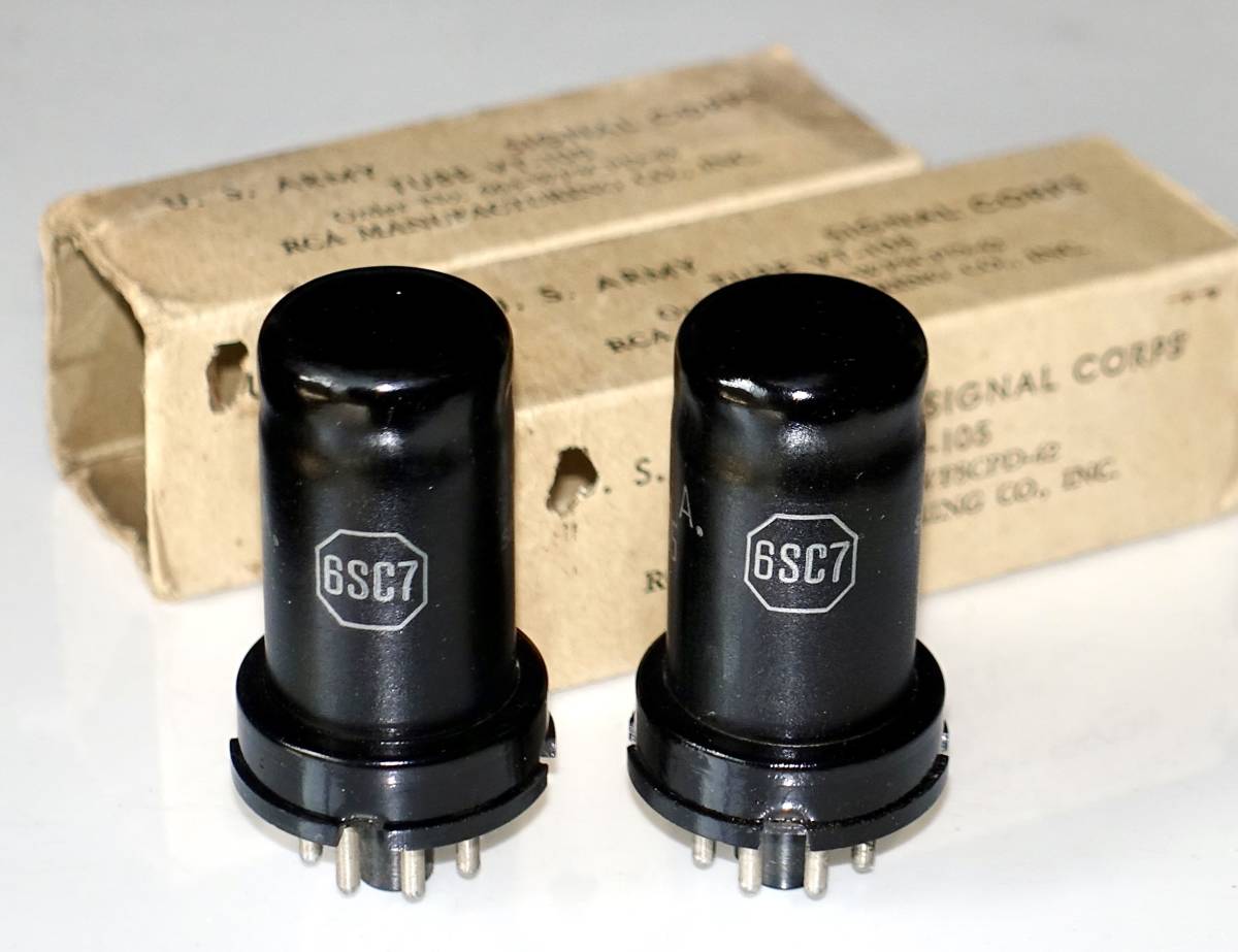 【未使用】 6SC7 2本一組 RCA(USA)製真空管 の落札情報詳細 - ヤフオク落札価格検索 オークフリー