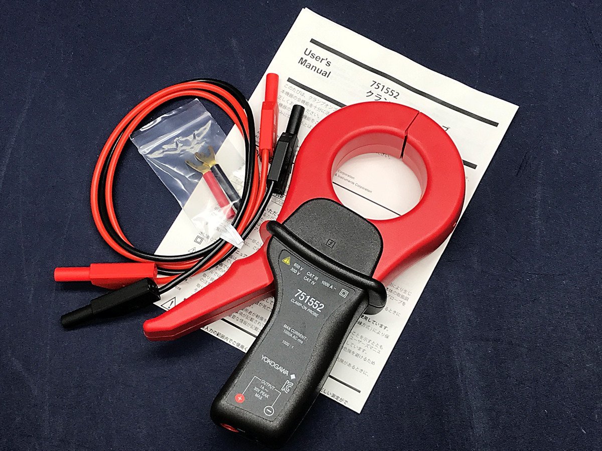【目立った傷や汚れなし】YOKOGAWA 7515-52 電流クランプオンプローブ 751552 横河 電流計 中古の落札情報詳細 ...