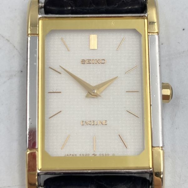 【傷や汚れあり】E768-I34-1134 SEIKO セイコー クォーツ レディース腕時計2点 EXCELINE エクセリーヌ 4N20-5150/レスポワール 1F21-0B60 動作未 ...