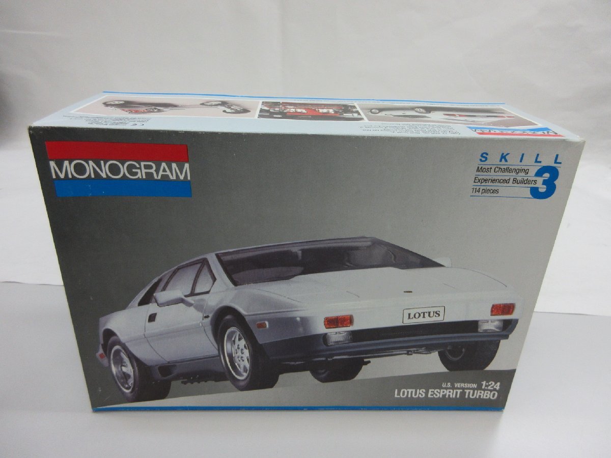 【目立った傷や汚れなし】 1000円～ モノグラム MONOGRAM ロータス エスプリ ターボ 1/24 LOTUS ESPRIT ...