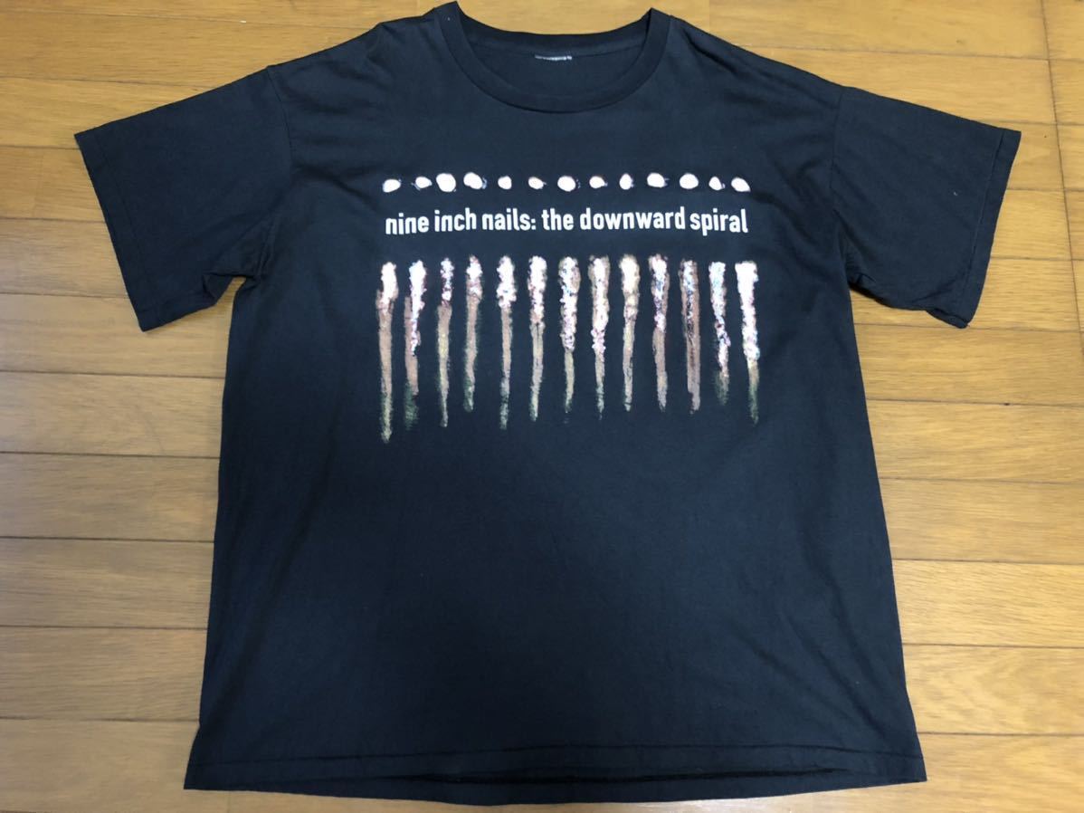 【やや傷や汚れあり】travis scott着用 nine inch nails Tee ナインインチネイルズ Tシャツ 古着 fear of ...