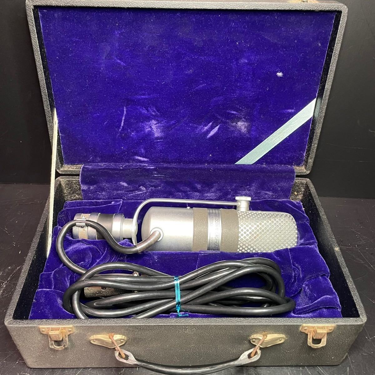 【中古】KY38 ビンテージ TOSHIBA/東芝 コンデンサーマイク G型ベロシティマイク? OB-1062L? ジャンク / 当時物 古い ...